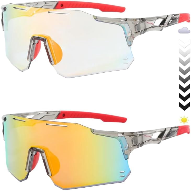 Solvyn Photochromic Cycling Glasses Men Mountain Bike Sunglasses Women ...