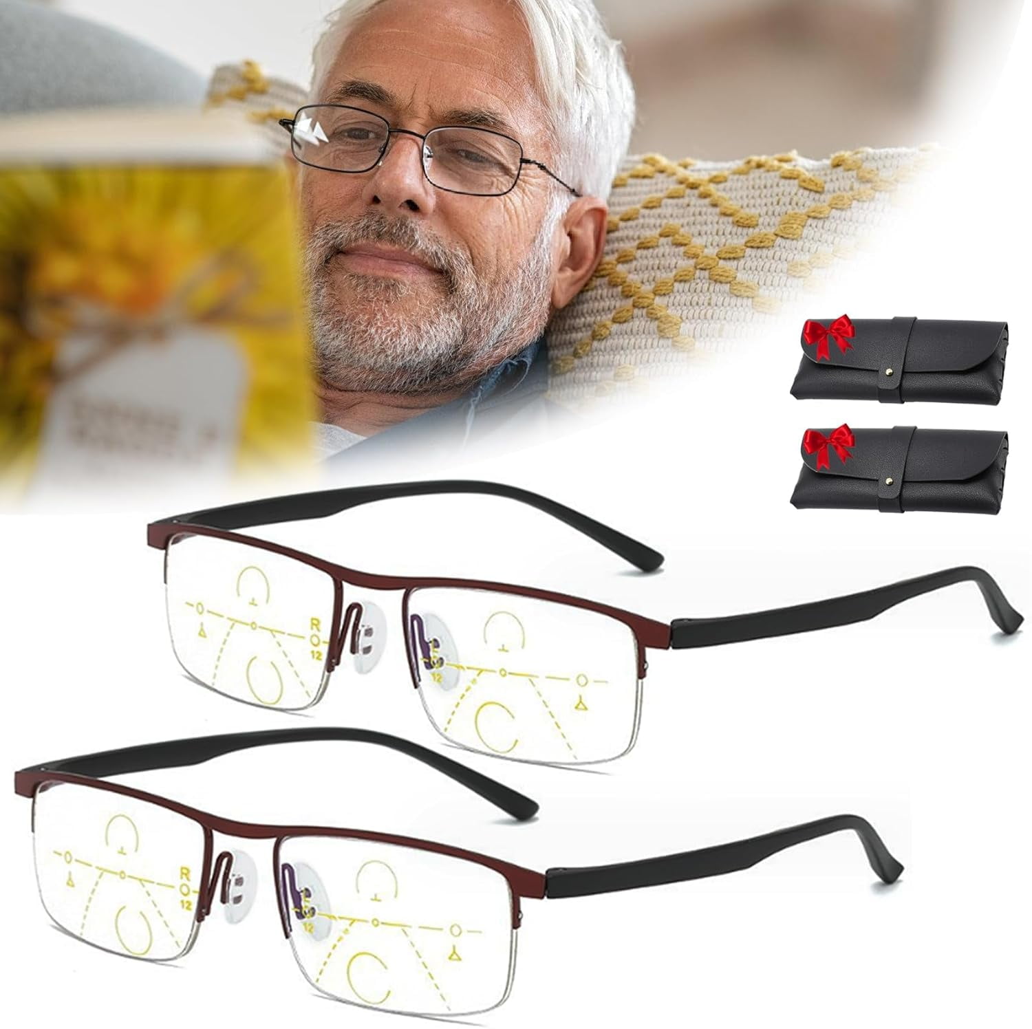 Solymall Intellireaders, 2026 new Third Generation Titanium Progressive ...