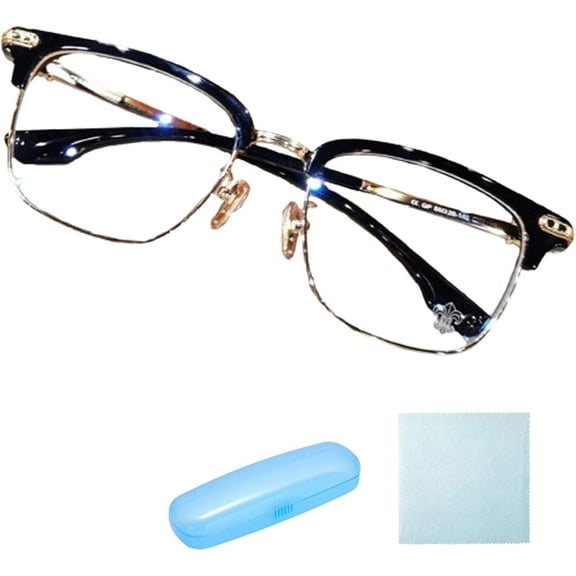 Blue Ease Optics Glasses, Clear Automatic Zoom Reading Eyeglasses ...