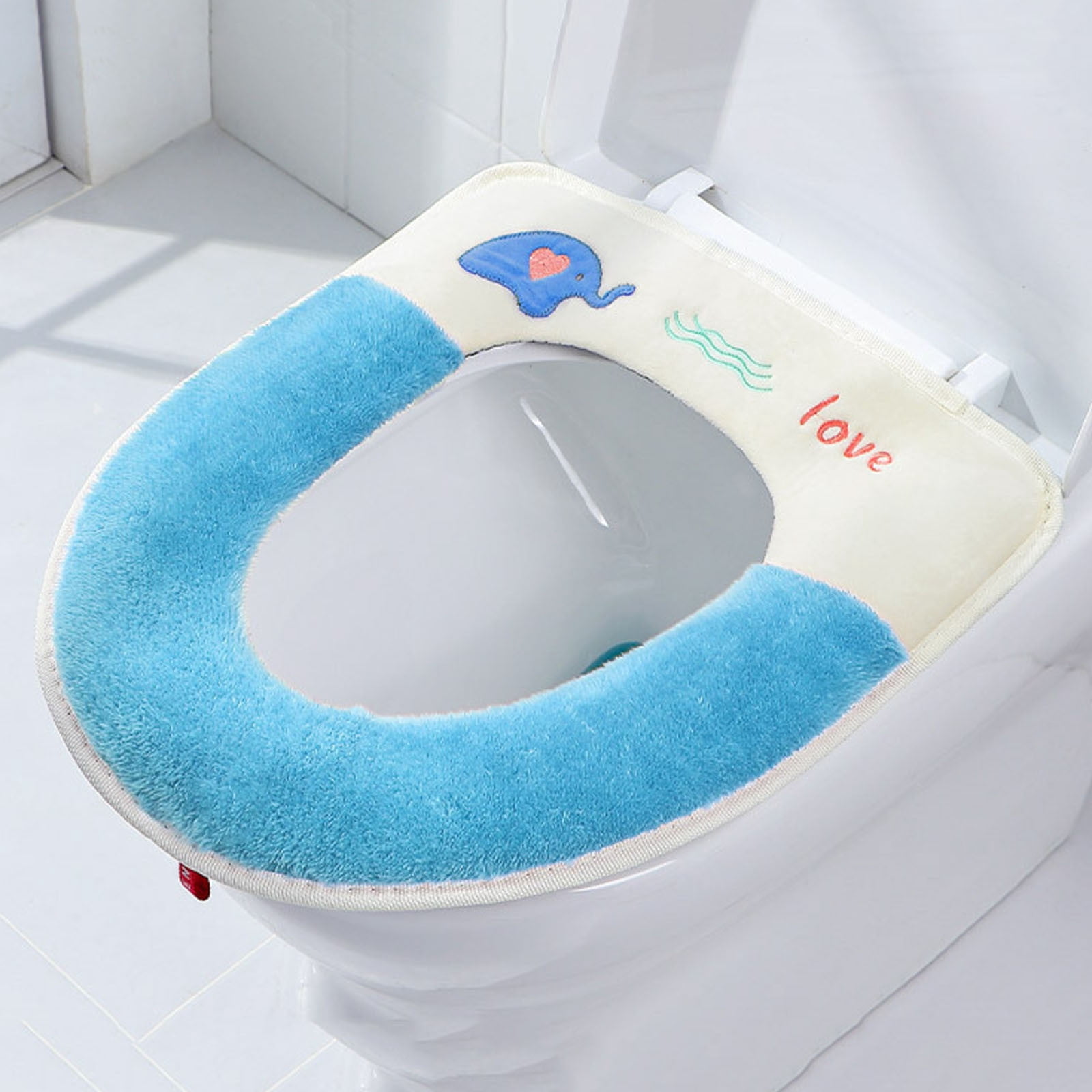 SomWiBe 50% off Clear! Thicker Bathroom Toilet Seat Cover Pads Soft ...
