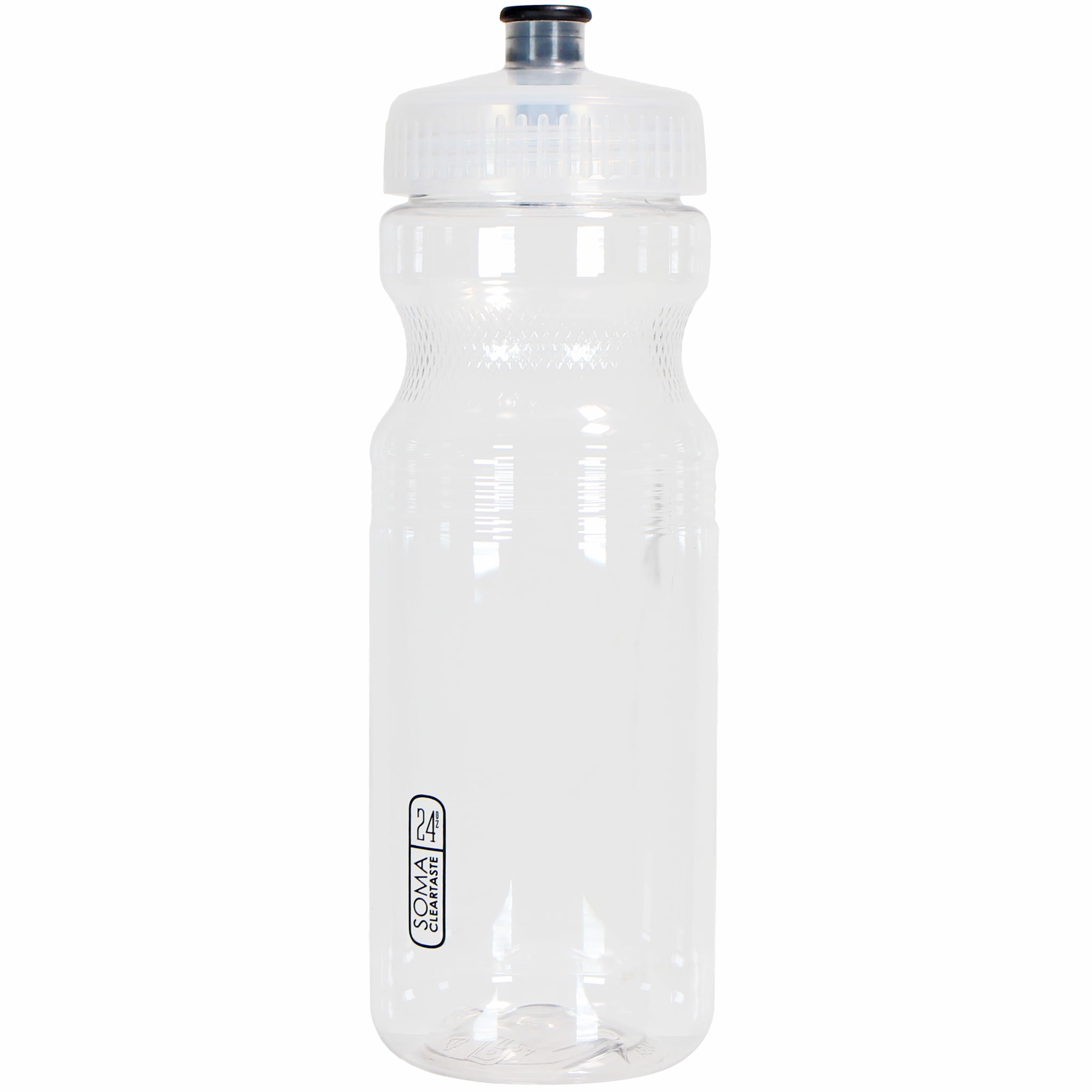 Soma Clear Taste Water Bottle, Clear/Black - Walmart.com