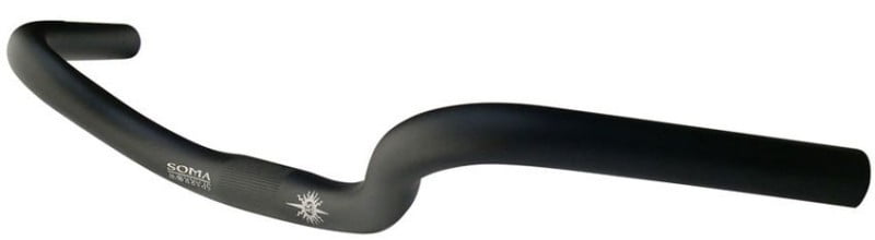 Soma Fabrications Sparrow Sweptback Alloy Handlebar 25.4 560Mm Black ...