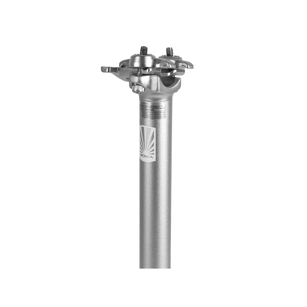 Soma ZO Zero Offset Seatpost Silver 27.2mm x 350mm 0 Setback 2-Bolt ...