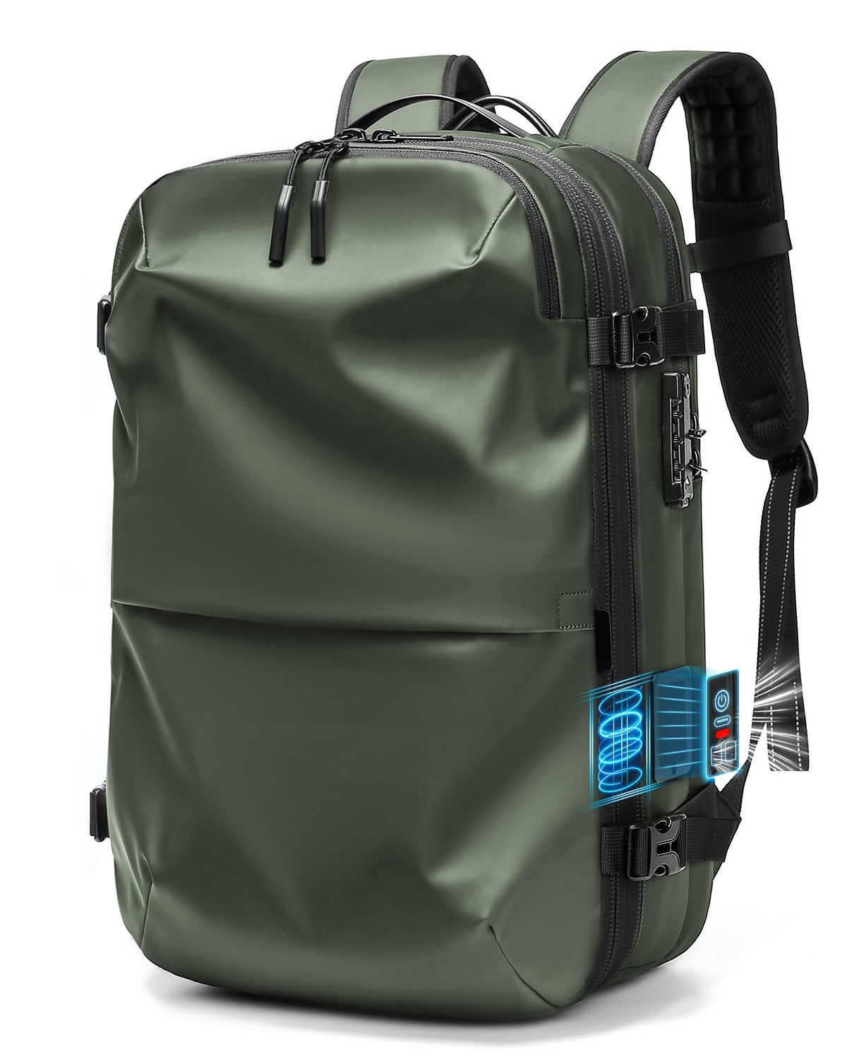 Somago Vacuum Backpack One -Click Vacuum Extraction, Expandable 60L ...