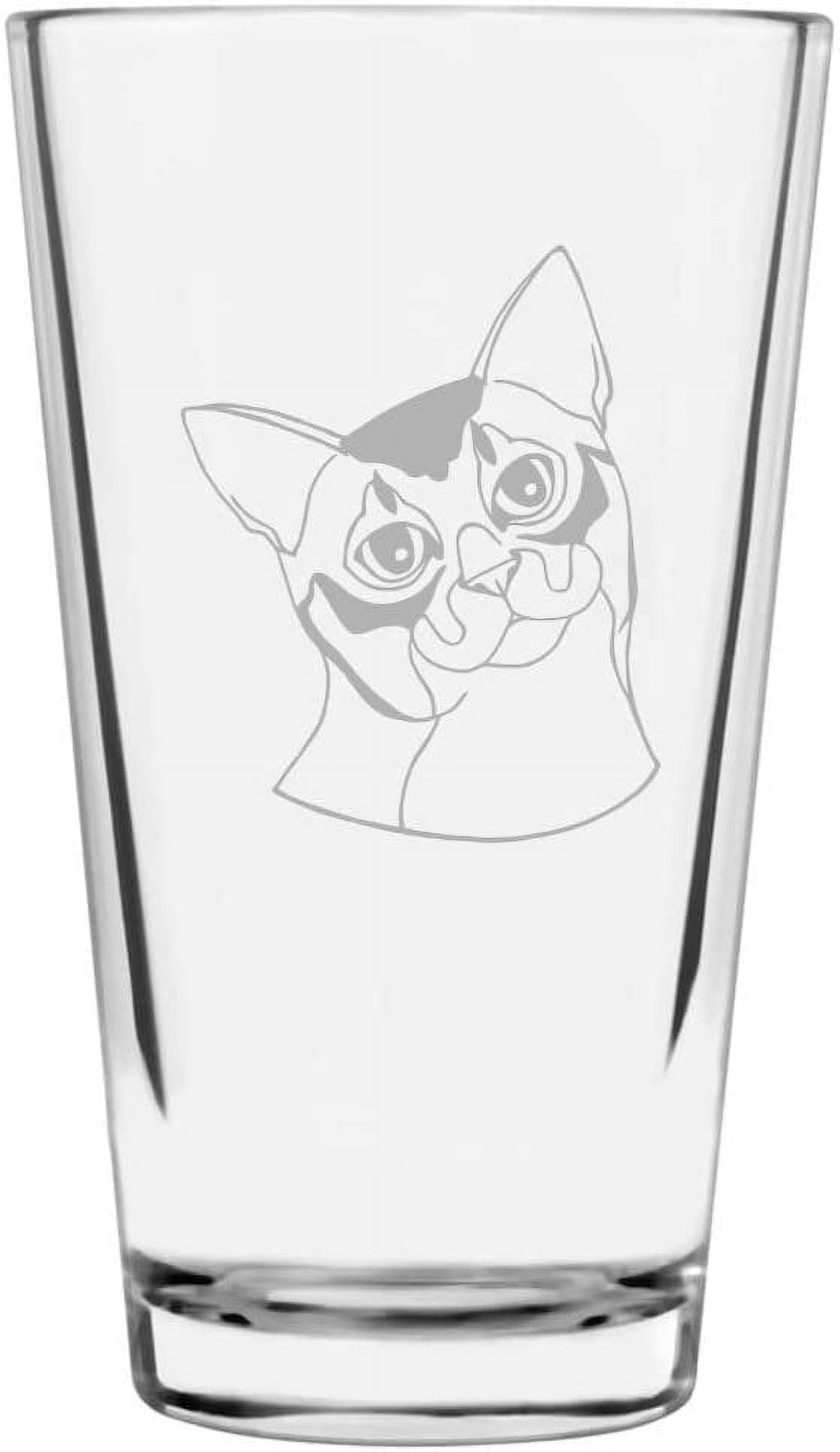 Somali Face Cat Themed Etched 16oz Libbey Pint Glass - Walmart.com