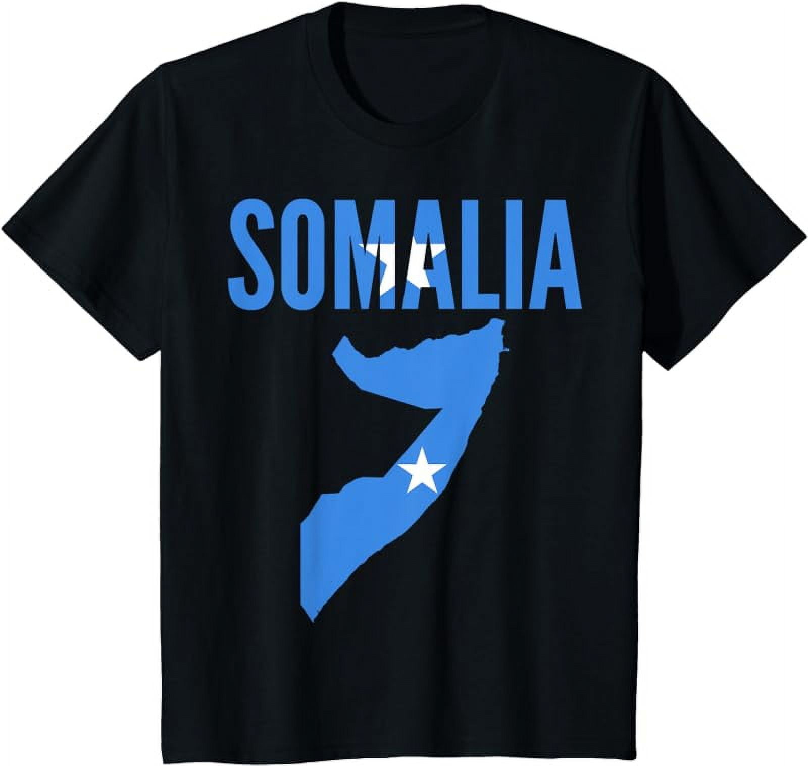Somali - Somalia Country Map Flag T-Shirt - Walmart.com