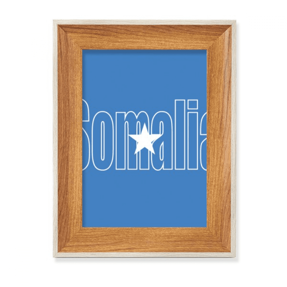 Somalia Country Flag Name Desktop Wooden Photo Frame Display Picture ...