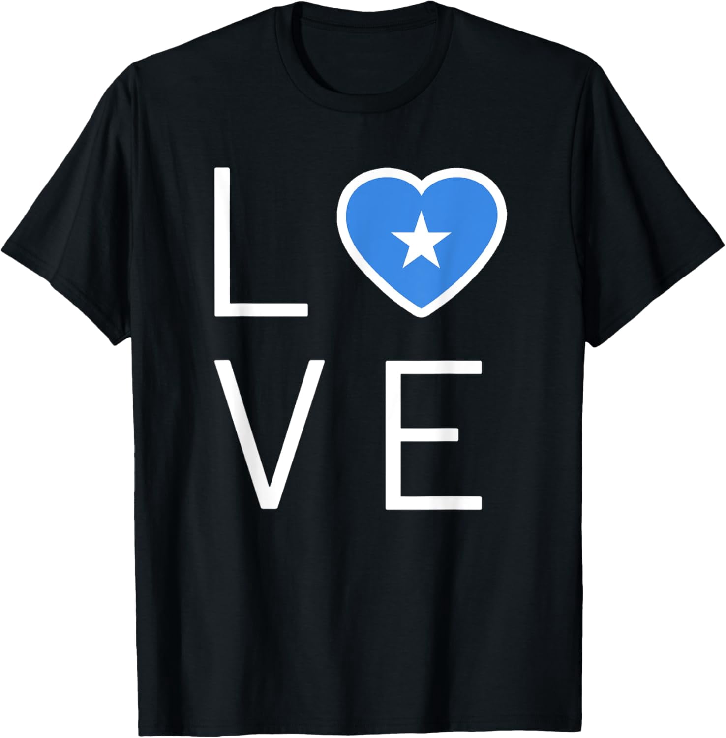 Somalia Flag Heart Love Family Somali Somalian T-Shirt men and women ...