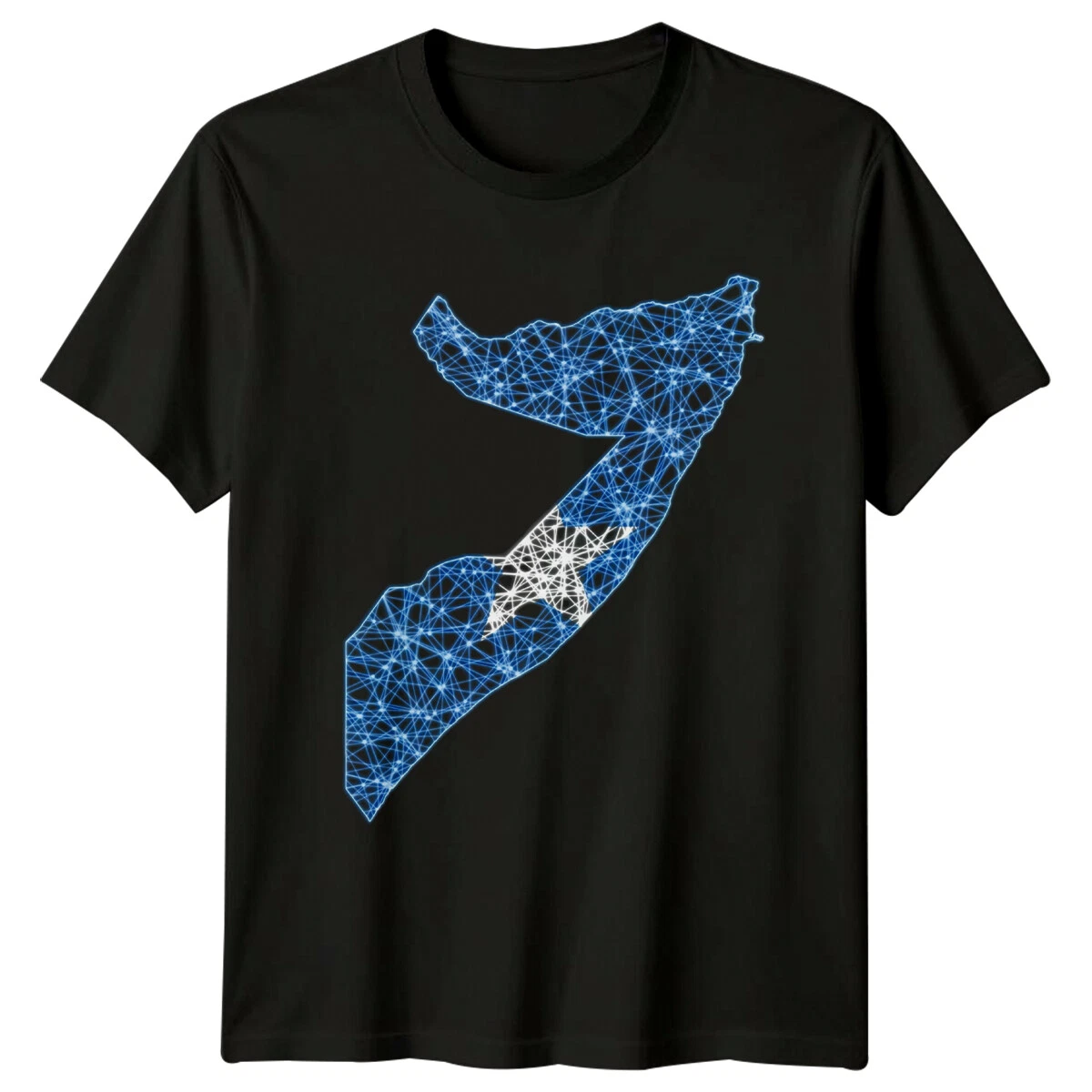 Somalia Map Flag Landmarks Travel Mens T-Shirt Womens Tee Graphic ...