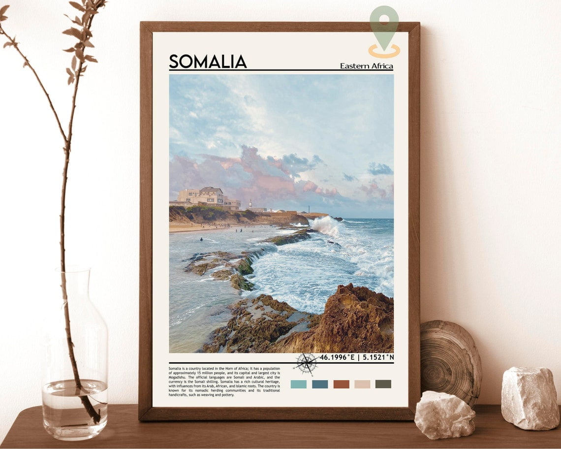Somalia Print, Somalia Art, Somalia Poster, Somalia Photo, Somalia ...
