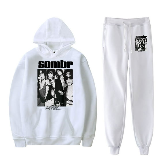 Sombr Tour 2025 Merch Hoodie and SWEATPANTS set pop print Unisex Casual ...