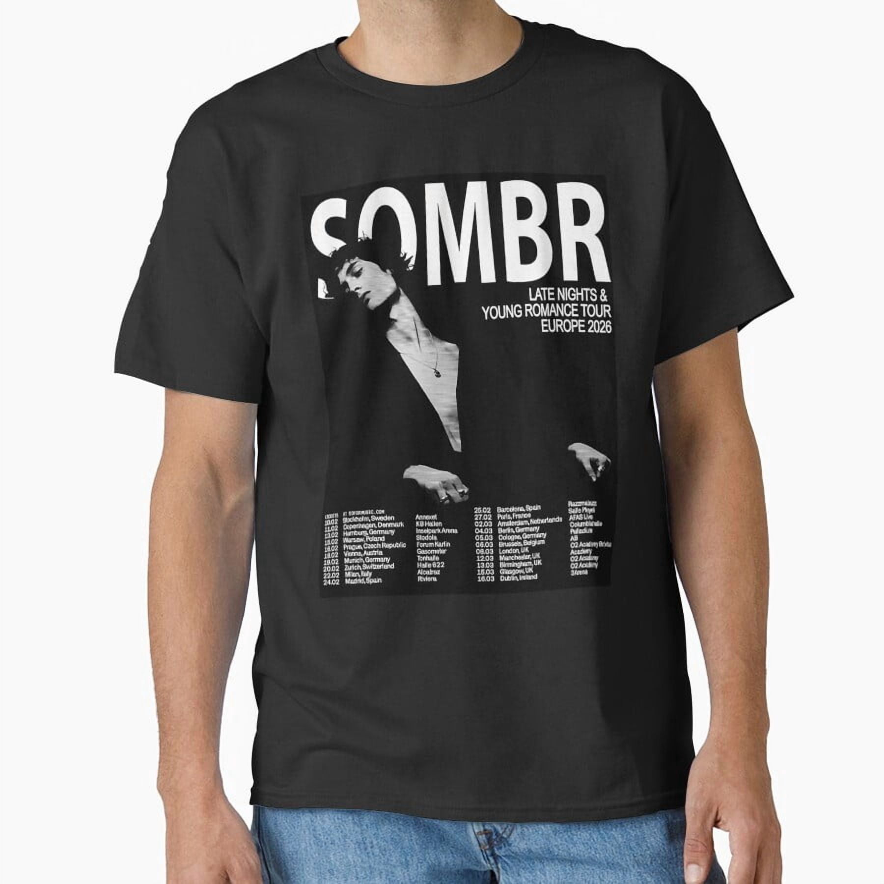 Sombr Tour Indie Pop Vocalist Live Concert T-Shirt - Walmart.com