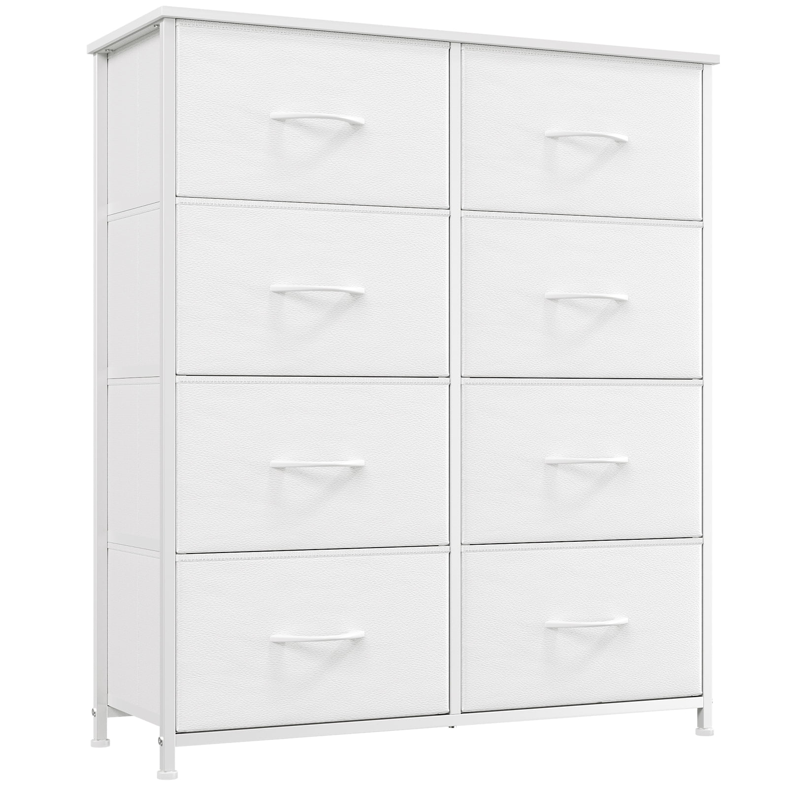 Eunos Dresser with 8 Easy Pull Drawers 4-Tier Wide Fabric Dresser ...