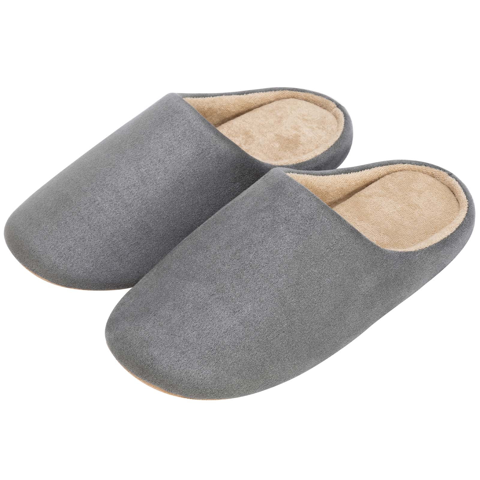 Somdot Memory Foam Slippers, Soft and Lightweight with Anti-Slip Sole ...