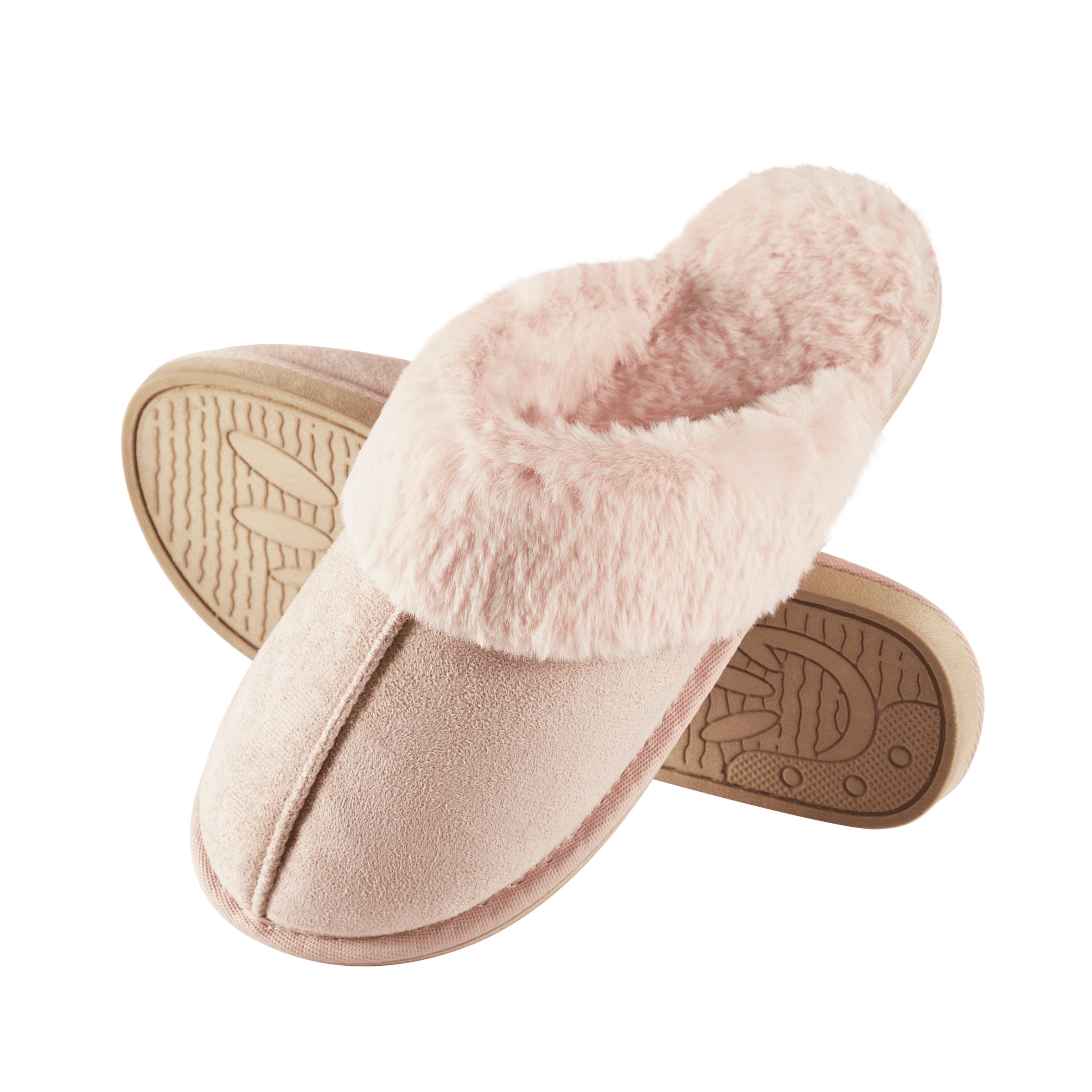 Somdot Womens Comfy House Slippers Memory Foam Scuff Home Slippers ...