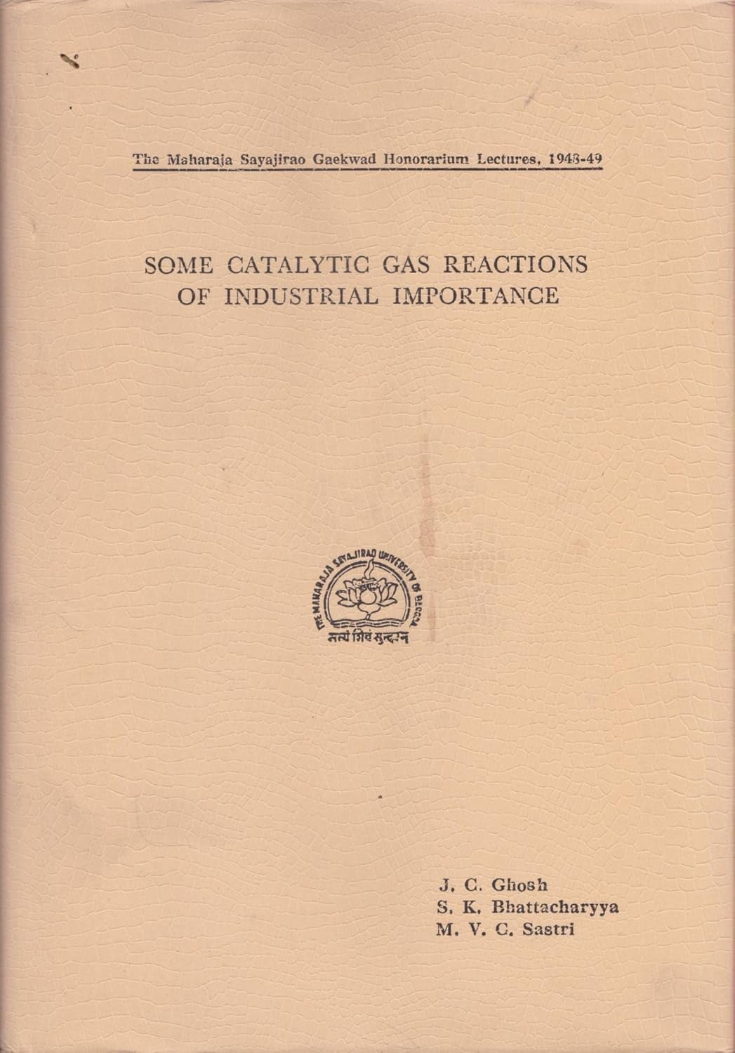 Some Catalytic Gas Reactions of Industrial Importance (English Version ...