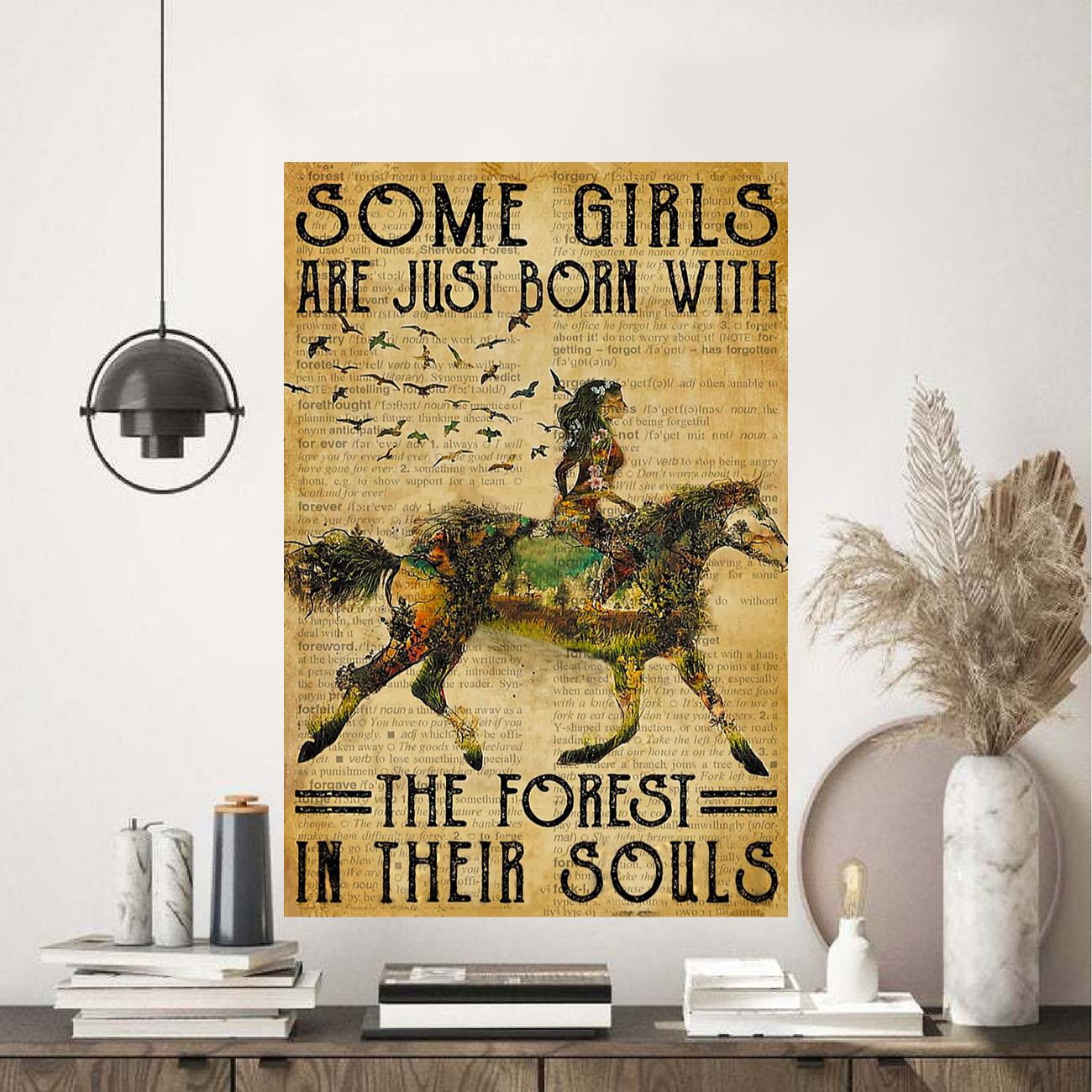 Some Girls Are Just Born With The Forest Poster 16 x 24 Inch Poster ...