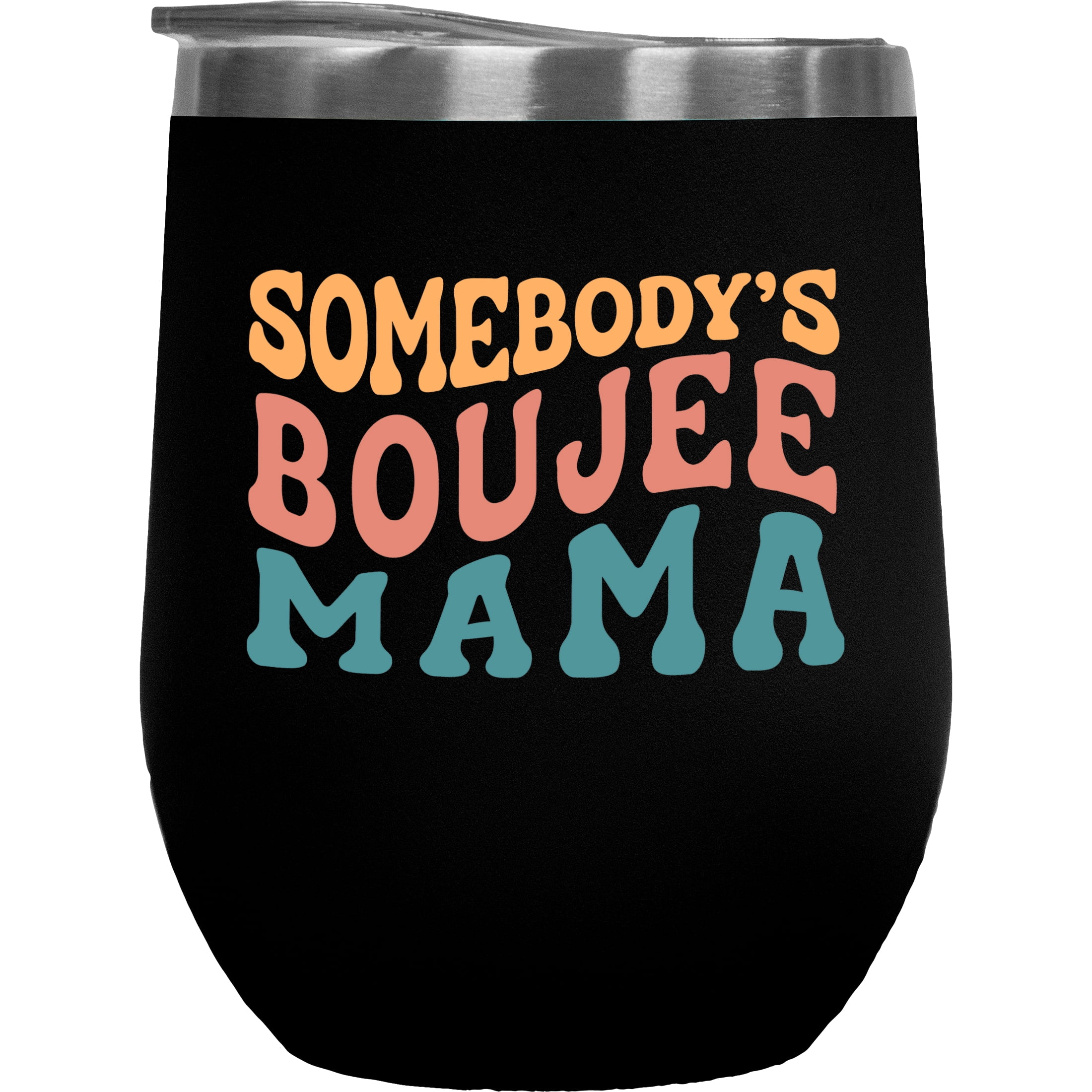 Somebody's Boujee Mama, Mother's Day Themed Quote, Groovy Retro Wavy ...