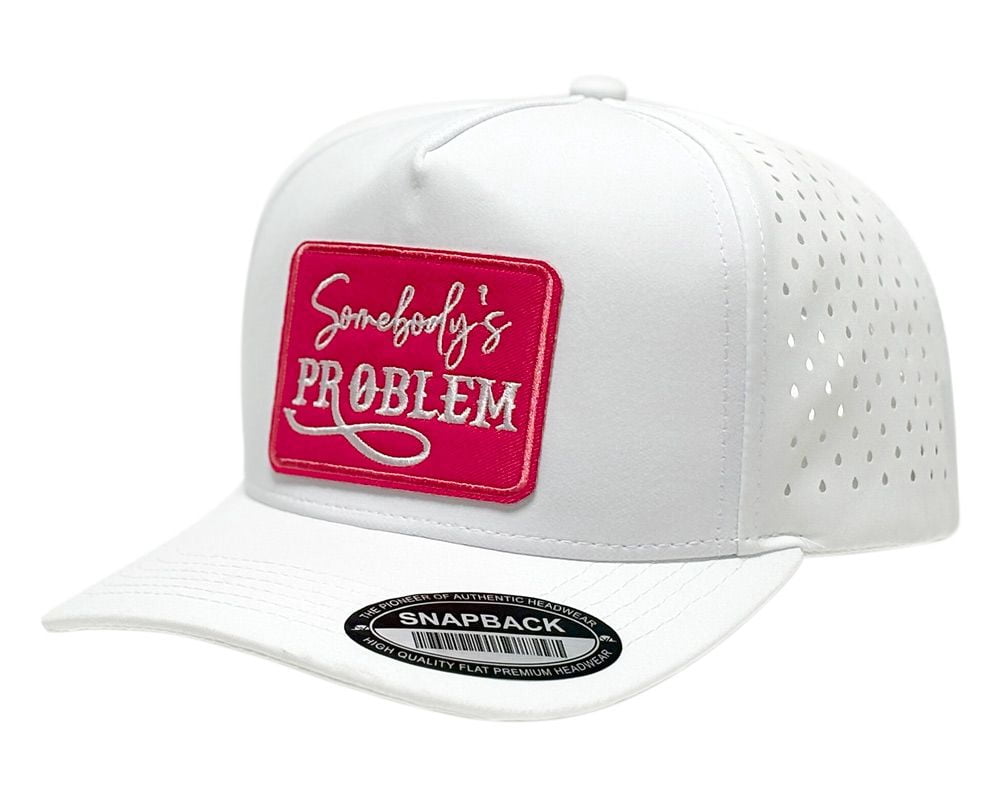 Somebody's Problem Patch Trucker Hat Waterproof Laser Snapback Cap ...