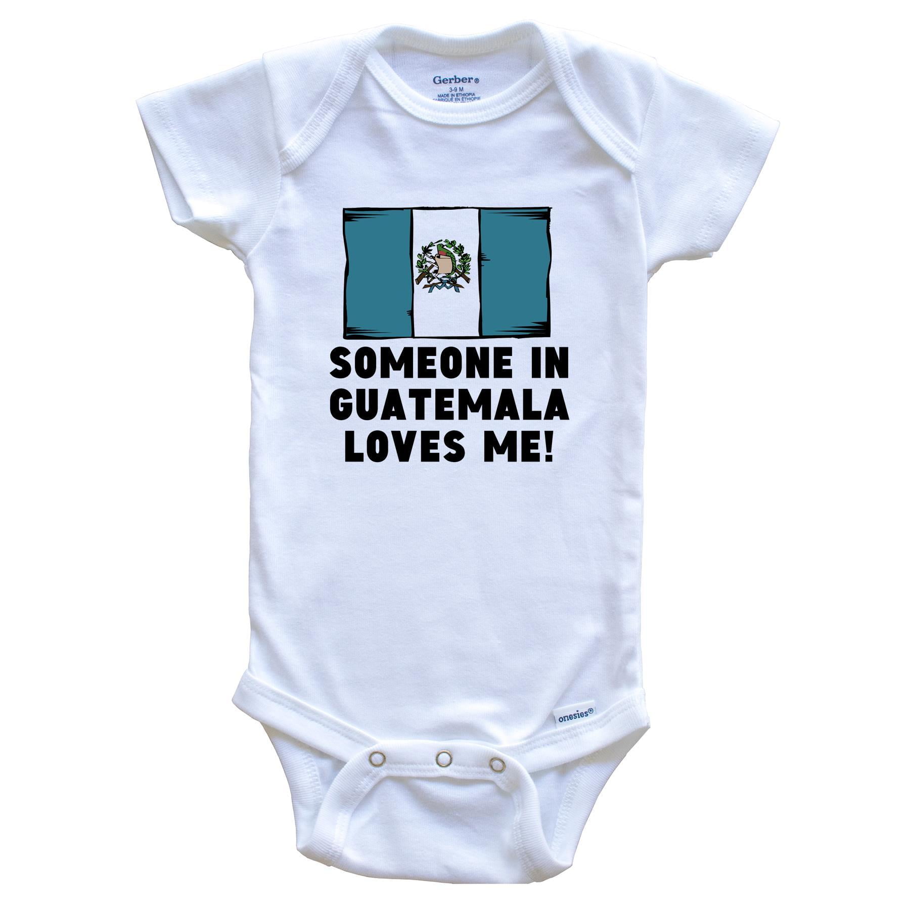 Someone In Guatemala Loves Me Guatemalan Flag Baby Bodysuit - Walmart ...