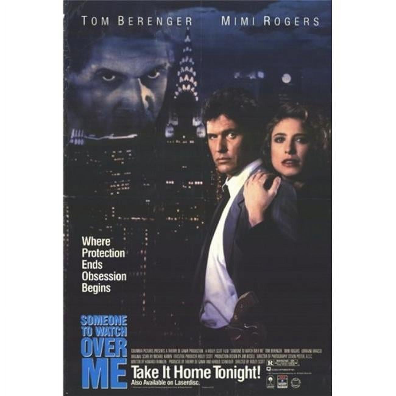 Someone to Watch Over Me Movie Poster - 11 x 17 in. - Walmart.com