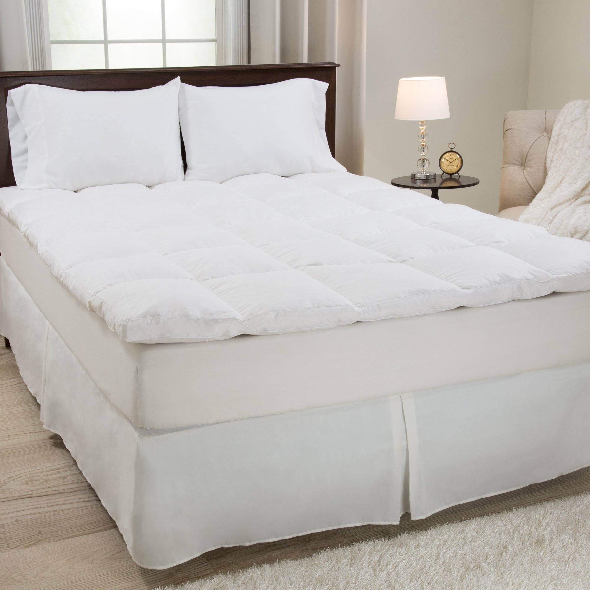 Free Shipping! Somerset Home Queen Duck Feather Mattress Topper 2-Inch ...