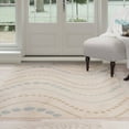Somerset Home Beige Modern Waves Area Rug, 5' x 7'7" - Walmart.com