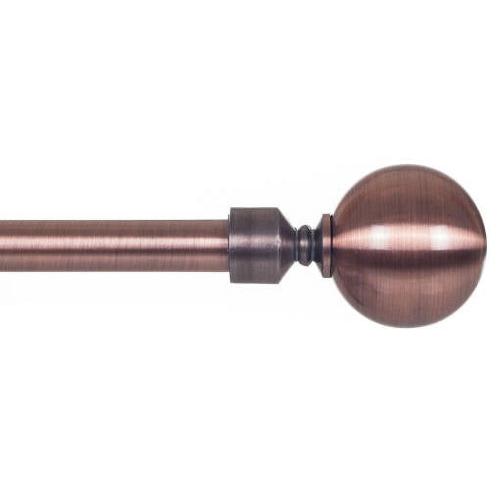 Somerset Home Decorative Curtain Rod, Sphere, 62"-144", 3/4" - Walmart.com