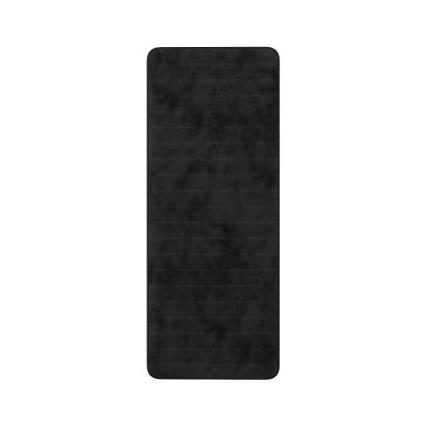 Somerset Home Oversized Nonslip Memory Foam Bathroom Rug Runner (Black ...