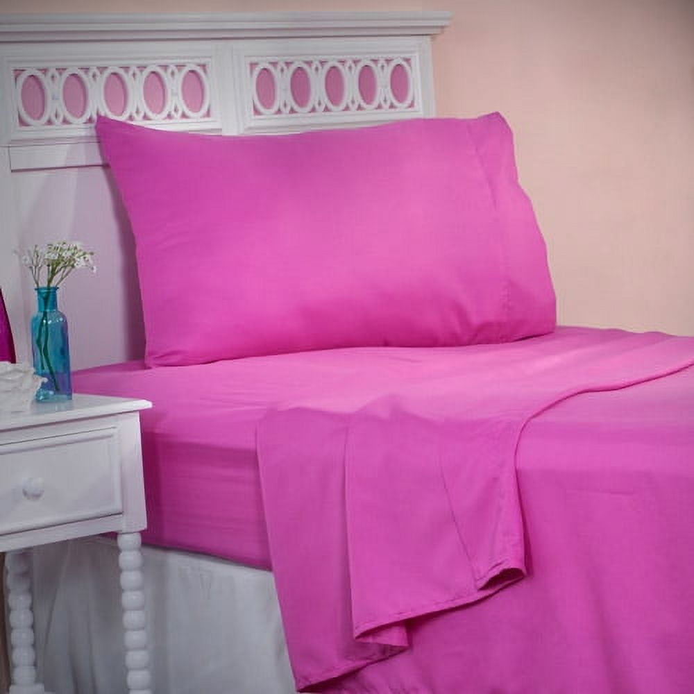 Pink Twin Sheet Set