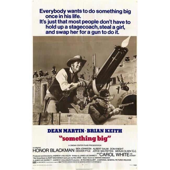 Something Big Movie Poster - 11 x 17 in. - Walmart.com