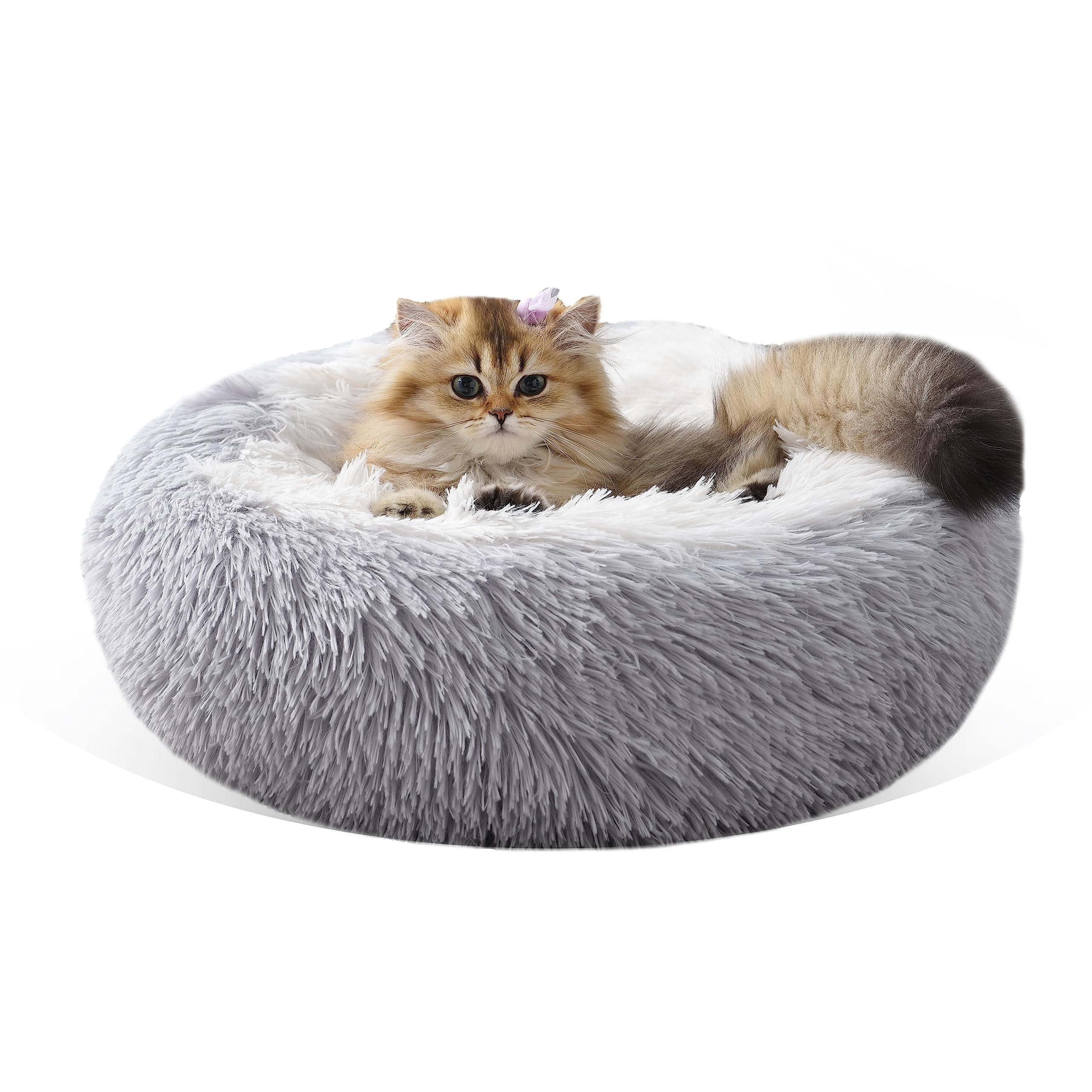 Something Different Calming Cat Beds for Indoor Cats,Anti Anxiety Round ...