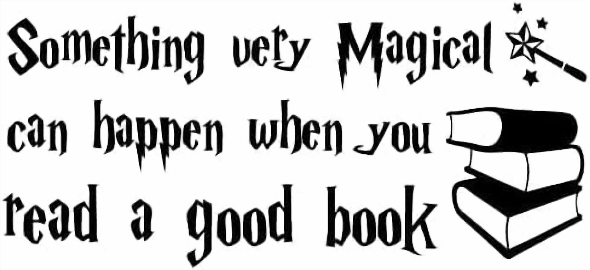 Something Very Magical can Happen When You Read a Good Book Magic Wand ...