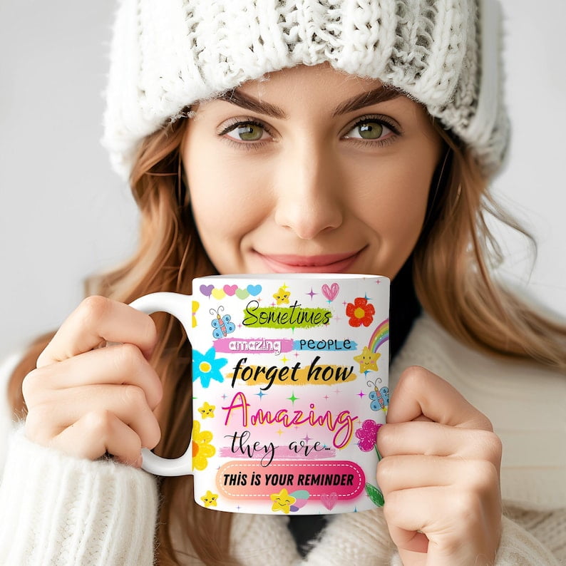 Sometimes Amazing People Motivation Mug Sublimation Design, Mug Wrap ...