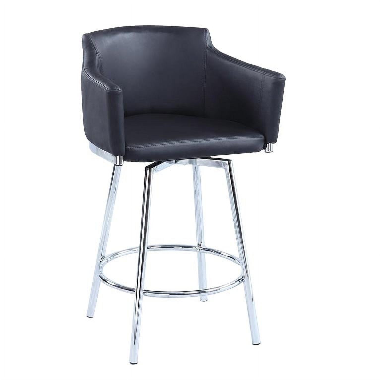 Somette Dahlia Club Counter Stool with Memory Swivel - Counter Height ...