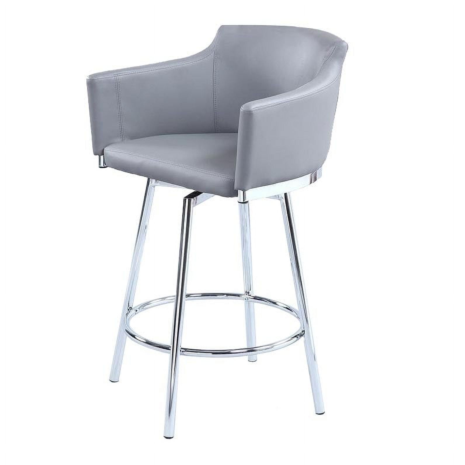 Somette Dahlia Club Counter Stool with Memory Swivel - Counter Height ...