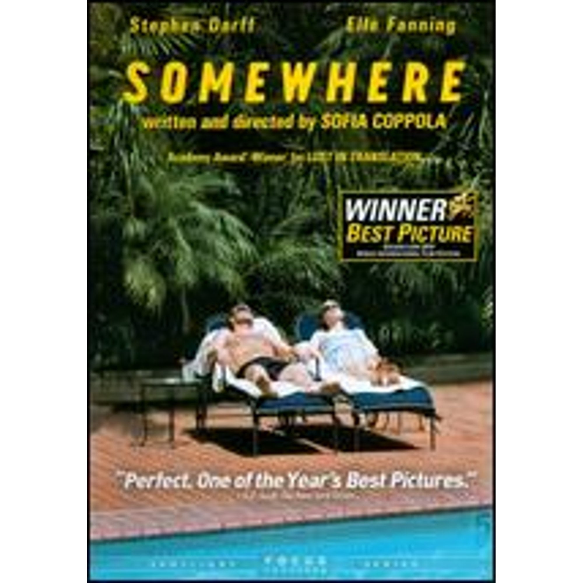 Pre-Owned Somewhere (DVD 0025192047695) directed by Sofia Coppola - Walmart.com