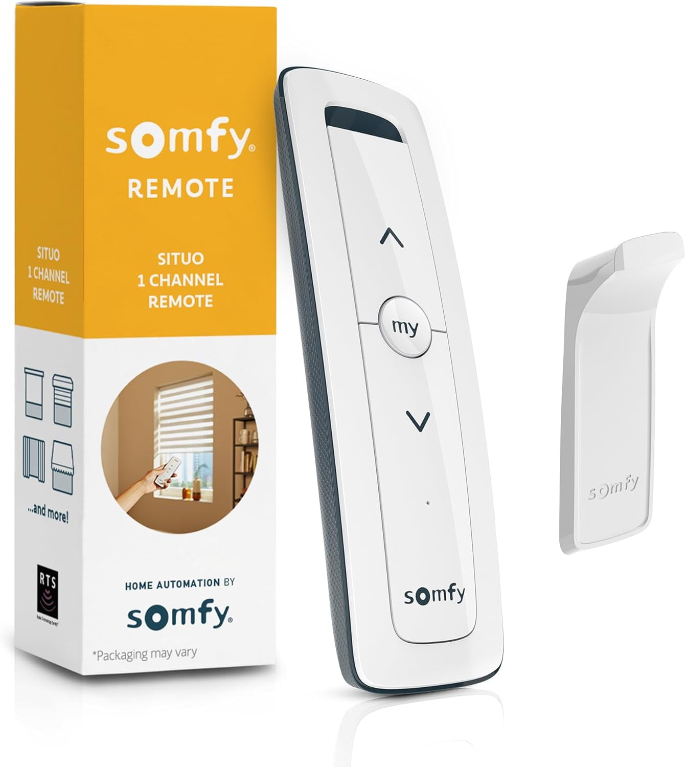 Somfy Remote Situo 1 Pure - 74300 RTS Control for 1 Motorized Shade or ...