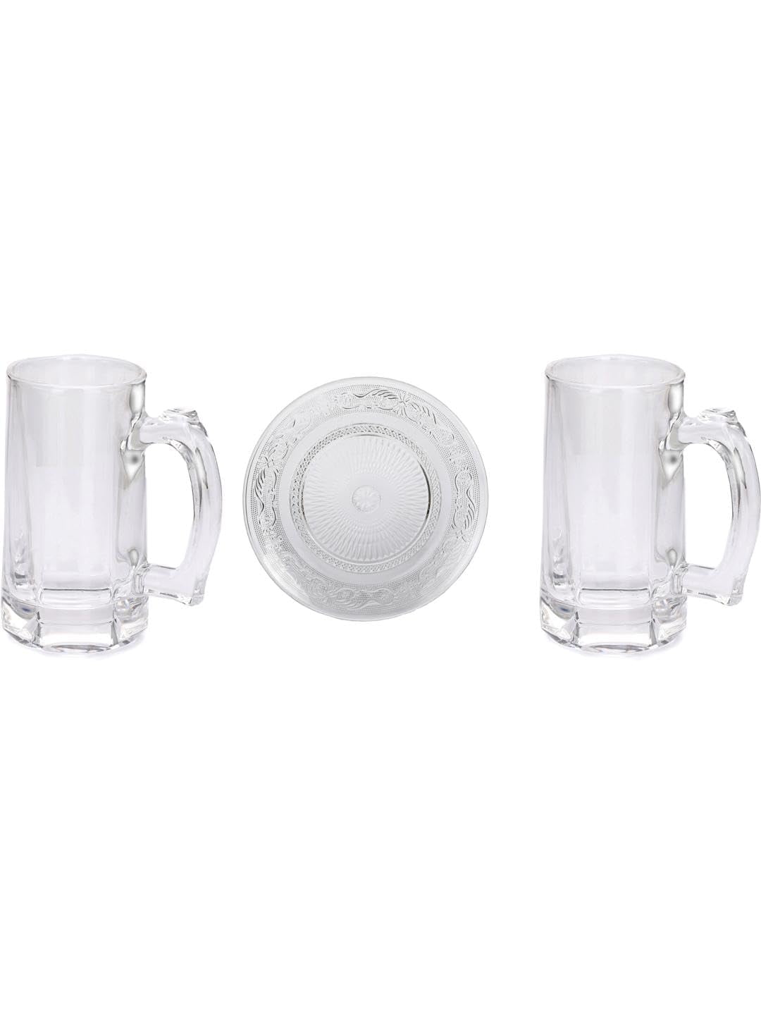 Somil Transparent Beer Somil Combo Set of 2 Transparent Beer Glass 1 ...