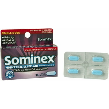 Sominex Original Formula Tablets, 16 Ct HSA/FSA Eligible - Walmart.com