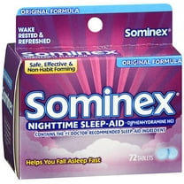 Sominex Original Formula Tablets, 16 Ct HSA/FSA Eligible - Walmart.com