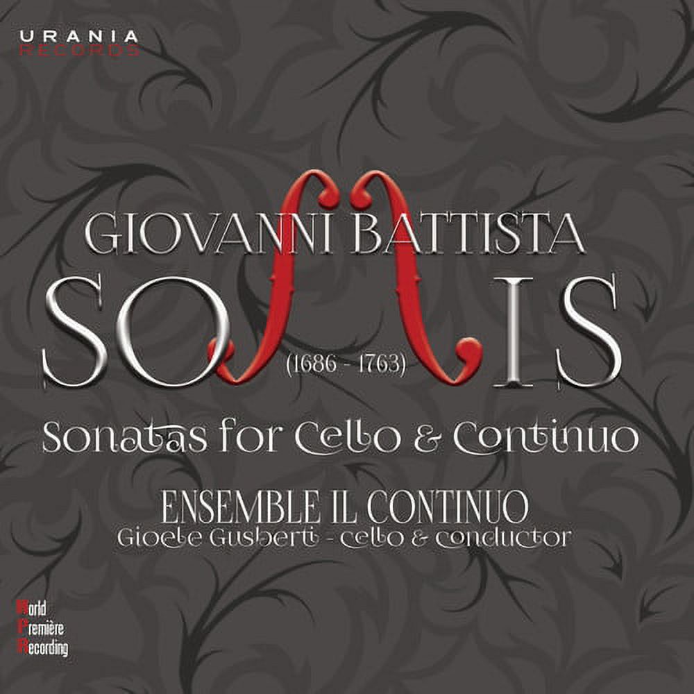 Somis / Jovanovich - Sonatas for Cello & Continuo - Music & Performance ...