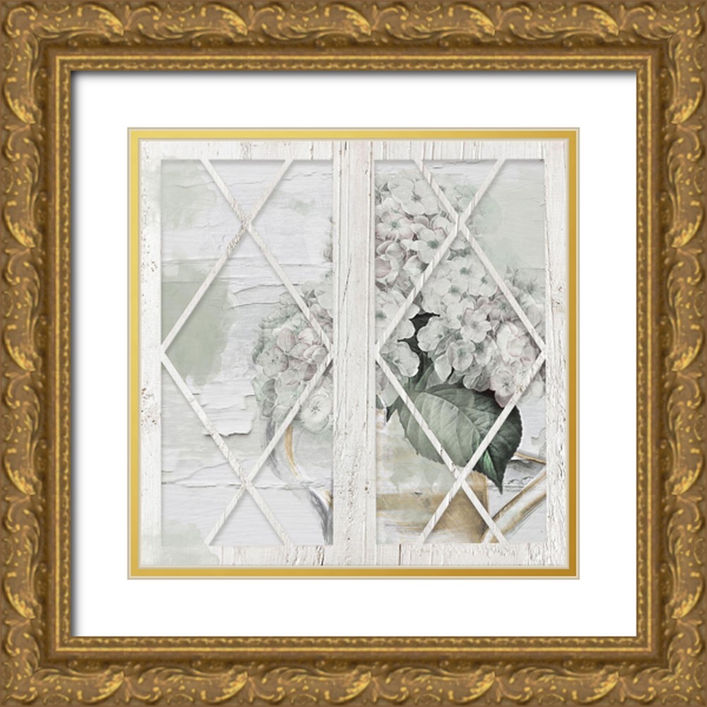 Sommers, Mindy 15x15 Gold Ornate Wood Framed with Double Matting Museum Art Print Titled ...