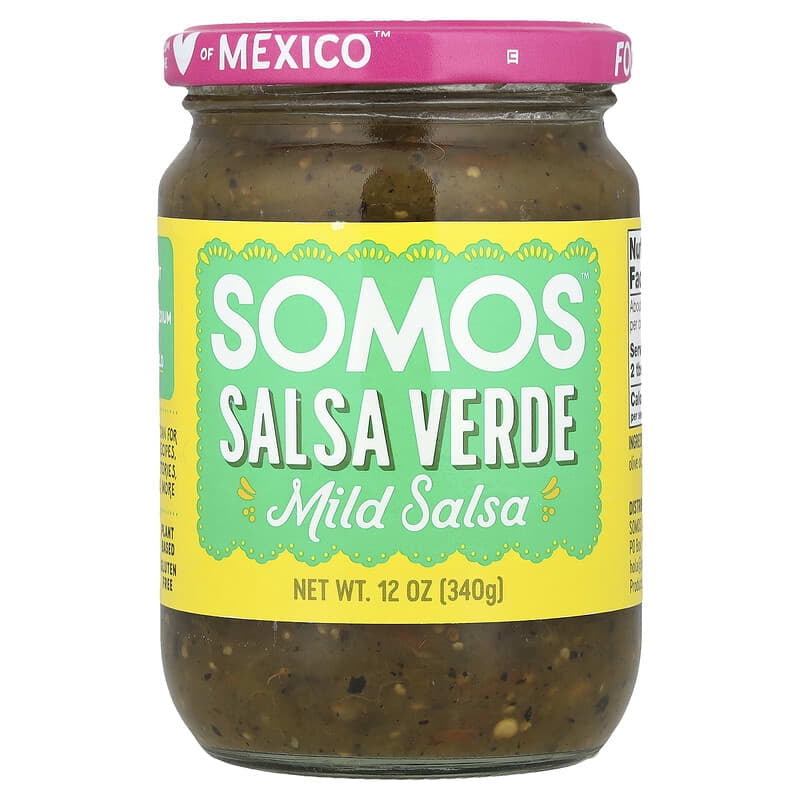 Somos, Salsa Verde, Mild, 12 oz Pack of 4 - Walmart.com