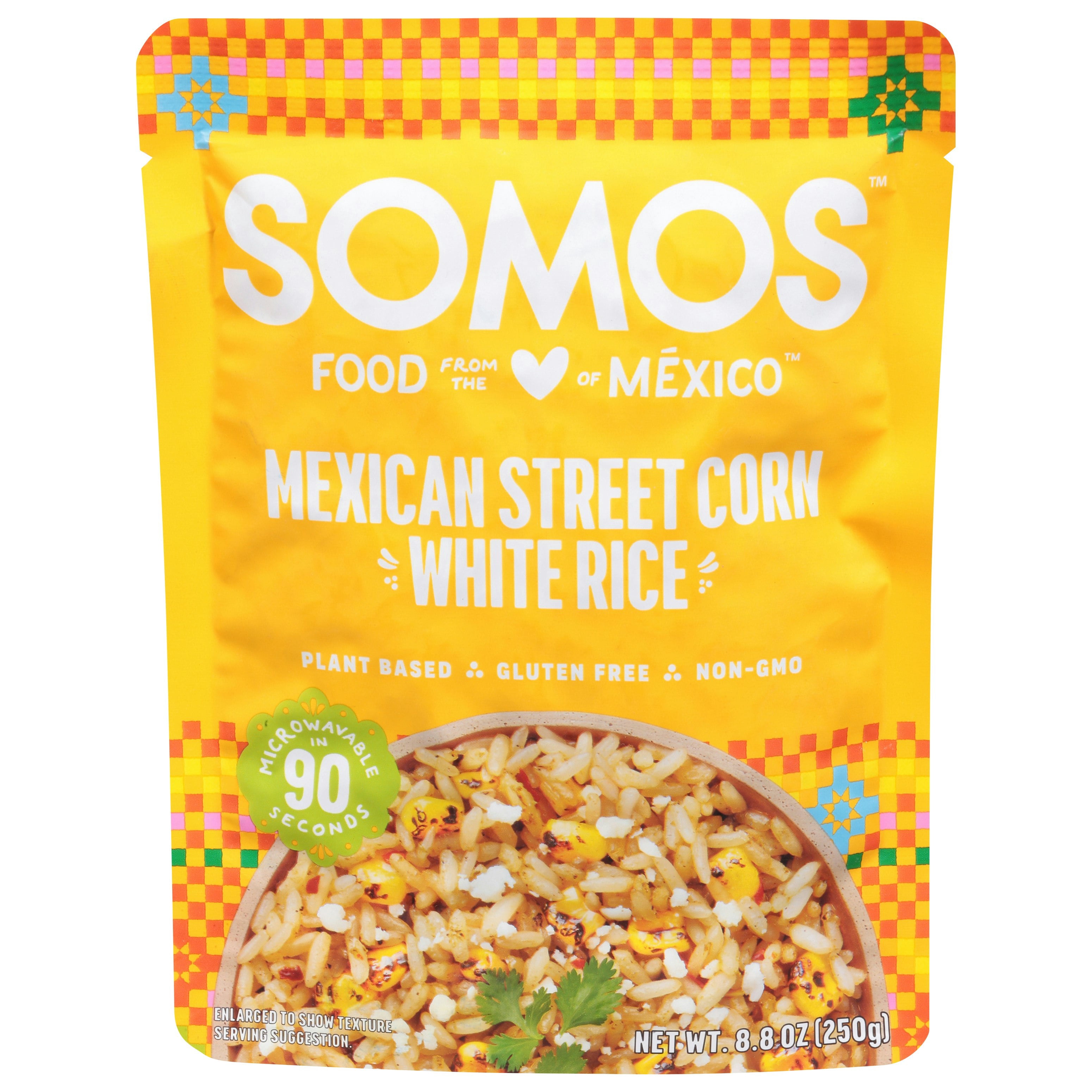 Somos White Rice Mexican Street Corn 8.8 oz (Pack Of 6) - Walmart.com