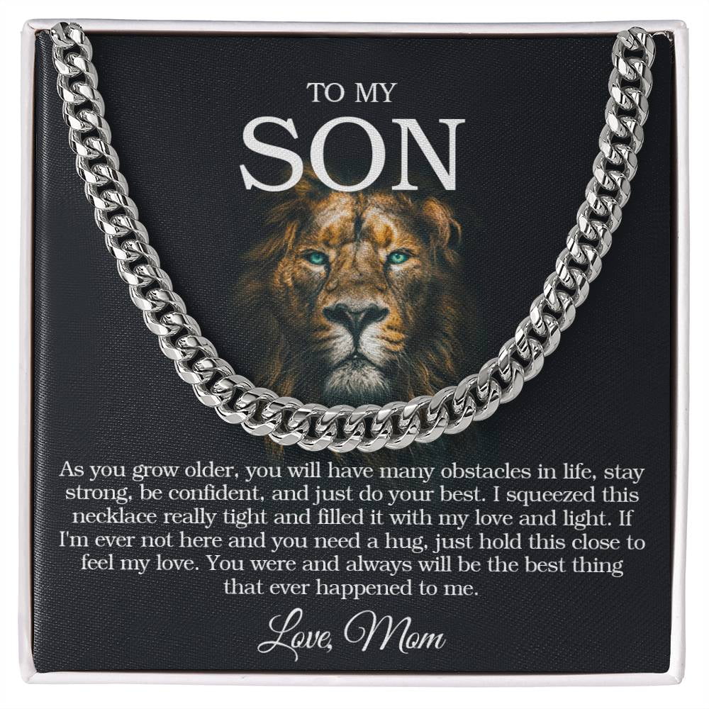 To My Son Chain Necklace, Gift for Son from Mom, Sentimental Gift for ...