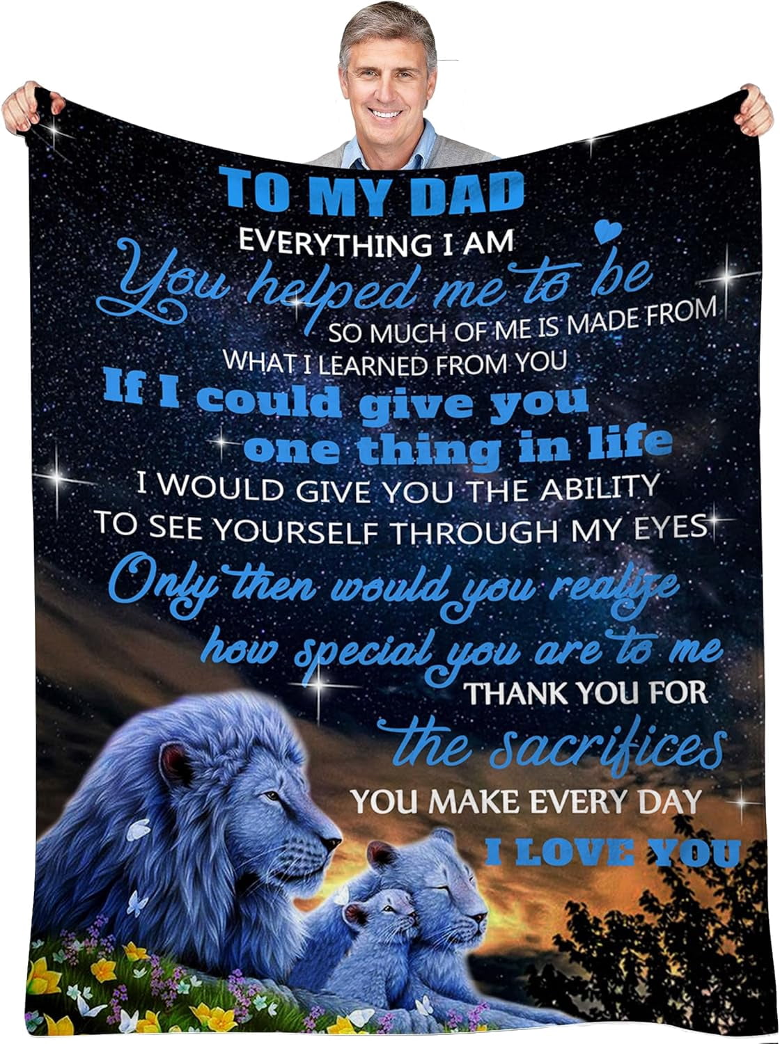 Son Gifts-Son Blanket from Mom and Dad-Son Birthday Gifts from Mom and ...