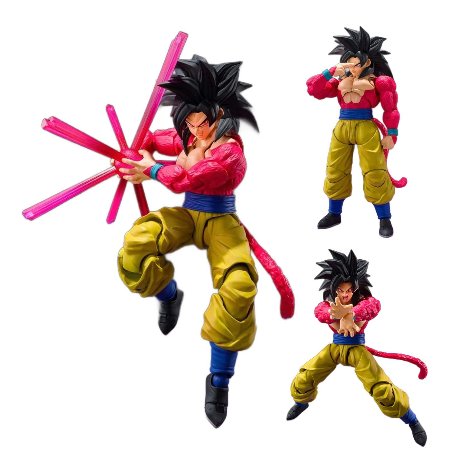 Son Goku Action Figure Dragon Bal Anime Super Saiyan 3 5 inches / 14 cm ...