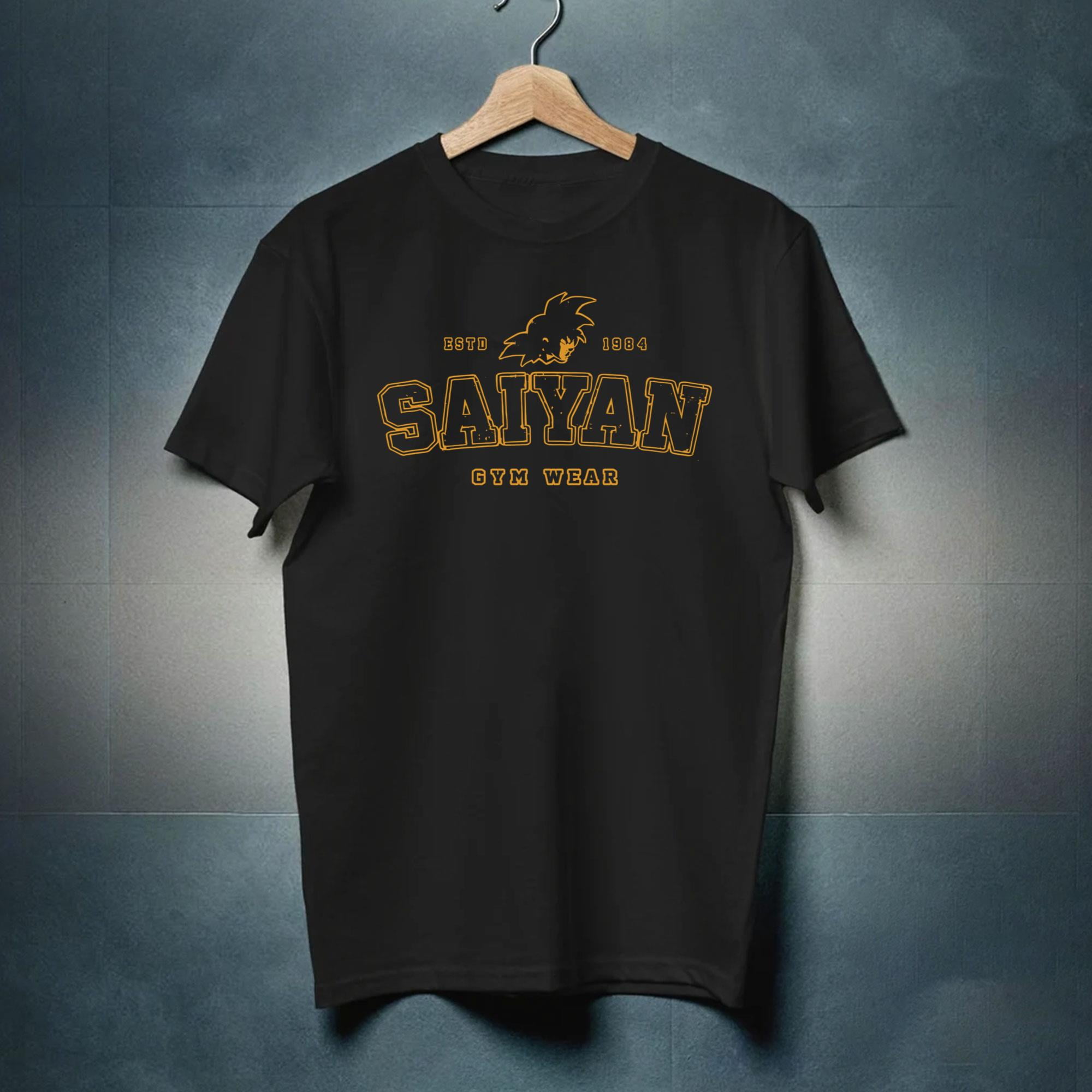 Son Goku Saiyan Gym T-Shirt ,Manga,DBZ,Comic,Super Saiyajin,Muten ...