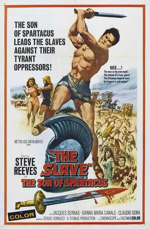 Son Of Spartacus Movie Poster Reprint 27inx40in for any room 27x40 ...